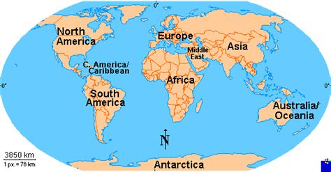 Clickable Map Of The World