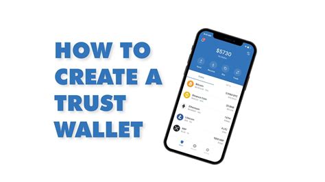 How To Create A Trust Wallet Youtube