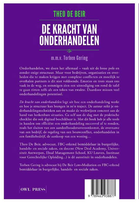 Theo De Beir En Torben Gering De Kracht Van Onderhandelen Wehkamp