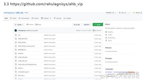 分享一些高质量的AMBA APB AHB AXI VIP 知乎