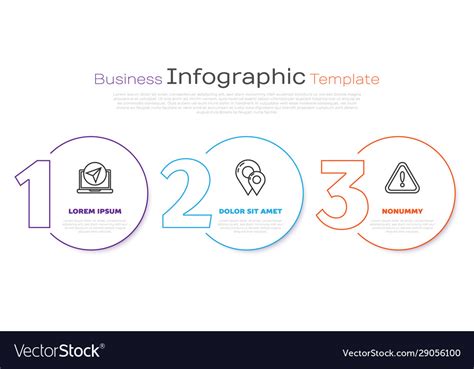 Set Line Infographic City Map Navigation Map Vector Image