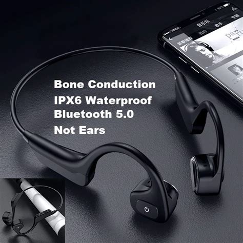 무선 블루투스 헤드셋 스테레오 Hifi 이어 후크 이어폰 뼈 전도 헤드폰 스포츠 마이크 방수 선물 수 있습니다블루투스 이어폰