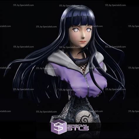 Hinata Bust 3d Printing Model Naruto Stl Files Specialstl