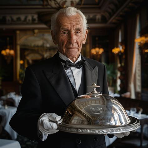 Free Elegant Butler Service Photo Butler Elderly Elegant Download