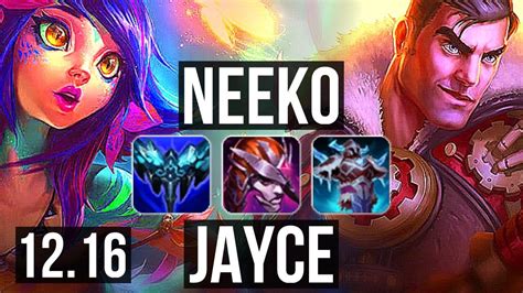NEEKO Vs JAYCE TOP Games M Mastery KR Master YouTube