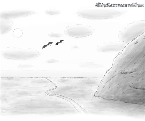 Scenery Doodle By Issomeoneelse On Itaku
