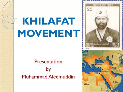 Ppt Khilafat Movement Powerpoint Presentation Id2078435