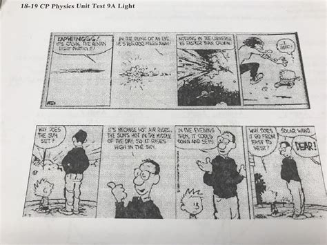 Physics Comic Strips