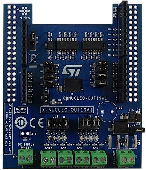 X Nucleo Out19a1 面向stm32 Nucleo的工业数字输出扩展板，基于ips8160hq 1 意法半导体stmicroelectronics
