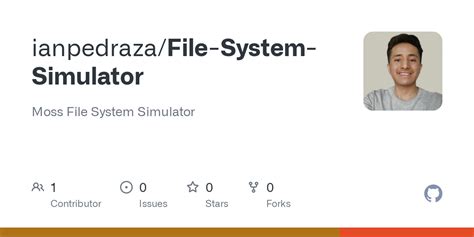 Github Ianpedraza File System Simulator Moss File System Simulator