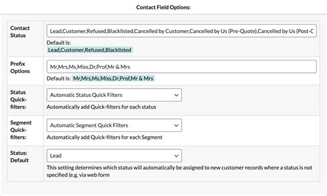 Field Settings Jetpack Crm