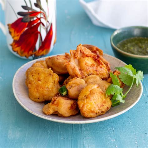 Chicken Pakora Chicken Fritters In Gram Flour Batter