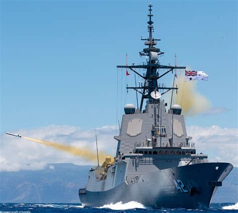 Ddgh 42 Hmas Sydney Missile Destroyer Royal Australian Navy