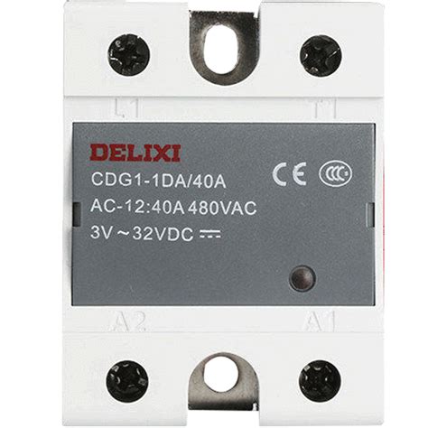 德力西aa60a小型固态继电器220v交流 Ssr交流控制交流ac24v虎窝淘