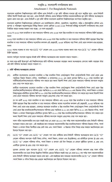 Buet Admission Circular 2024 2025
