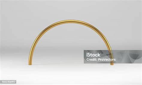 제품 프리젠테이션 사실적인 벡터를 위한 황금 3d 아치형 스튜디오 배경 기초 금색에 대한 스톡 벡터 아트 및 기타 이미지 금색 아치 건축적 특징 3차원 형태 Istock