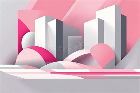 3 D Render Of Abstract Geometric Shapes Background Abstract Background With Geometric Shapes