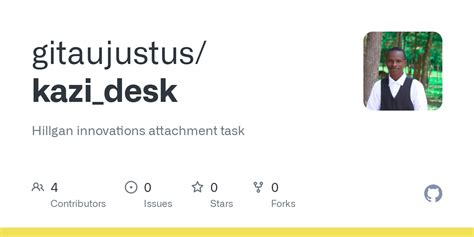 Github Gitaujustus Kazi Desk Hillgan Innovations Attachment Task