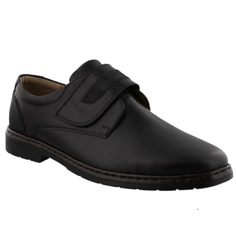 Josef Seibel Alastair 02 Velcro Fit Black Bigfootshoes