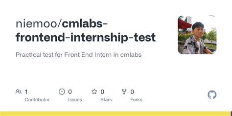 Github Niemoocmlabs Frontend Internship Test Practical Test For Front End Intern In Cmlabs