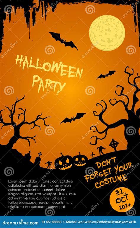 Halloween Costume Party Flyer Templates Professional Sample Template