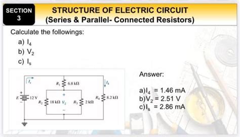 solved calculate the followings a i4 b v2 c is answer