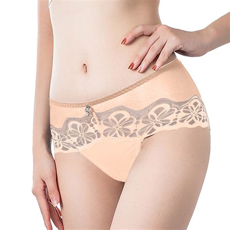 Kdfjpth Panties For Women Lace Menstrual Leak Proof Mid Waist Cotton