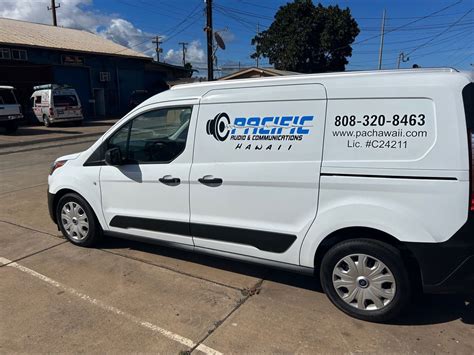 Pacific Audio And Communications Hawaii Inc On Linkedin Kona Team Getting A New Van More Work