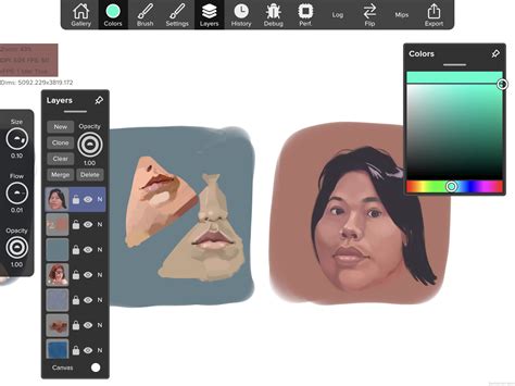 Digital Drawing Painting App For IPad Community Showcases Unity
