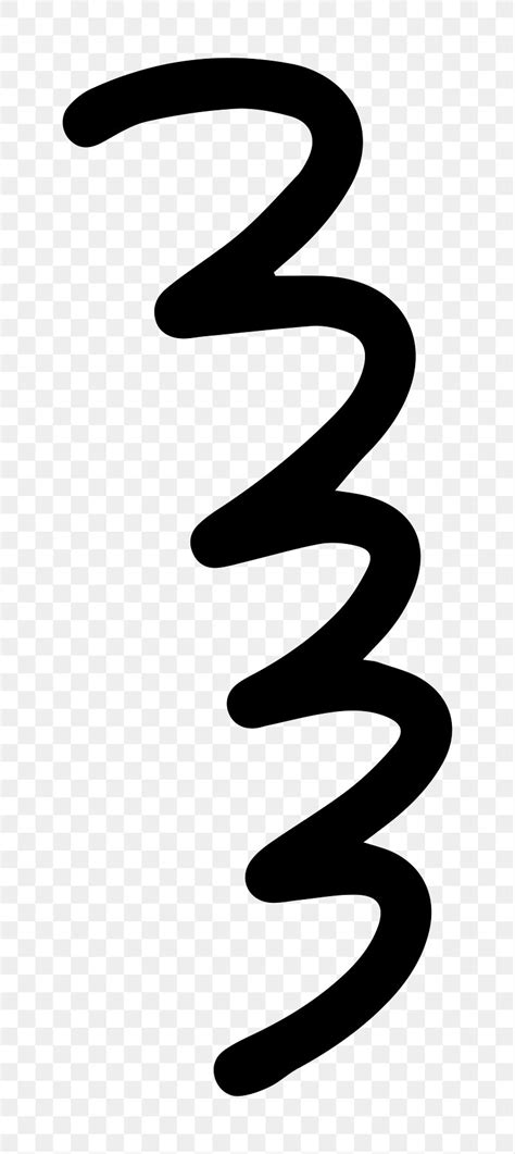 Png Bold Abstract Black Squiggle Free Png Rawpixel