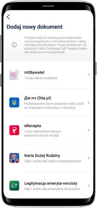 Jak dodać Legitymację emeryta rencisty do aplikacji mObywatel