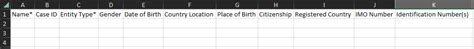 refinitive world check bulk batch archive cases via xlsx template no