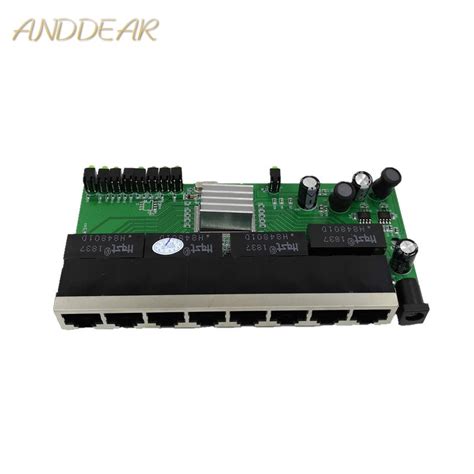 Oem New Model 8 Port Gigabit Switch Module Desktop Rj45 Ethernet Switch