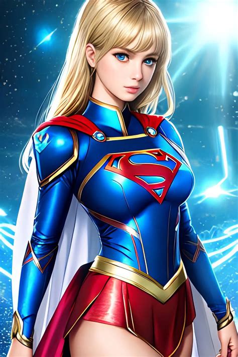 Supergirl Pose By Evandro Marques Amvai Art By Evandromarquesamv On