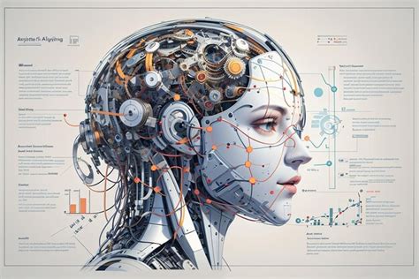 Premium Photo Data Visualization Complex Information Network Artificial Intelligence