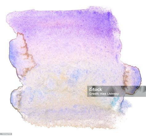 고립 된 흰색 배경에 수채화 얼룩 페인트와 수채화 종이 질감 요소입니다 엽서와 프린트의 디자인에 대 한 배경입니다 그리기에 대한 스톡 사진 및 기타 이미지 Istock