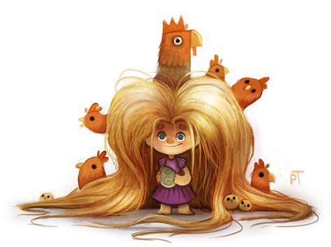 Rapunzel Character Design Sketch
