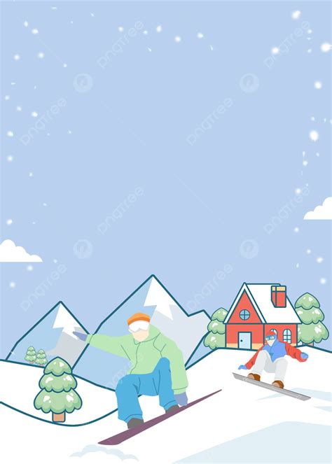 스키 스노우 마운틴 블루 배경 배경 화면 및 일러스트 무료 다운로드 Pngtree
