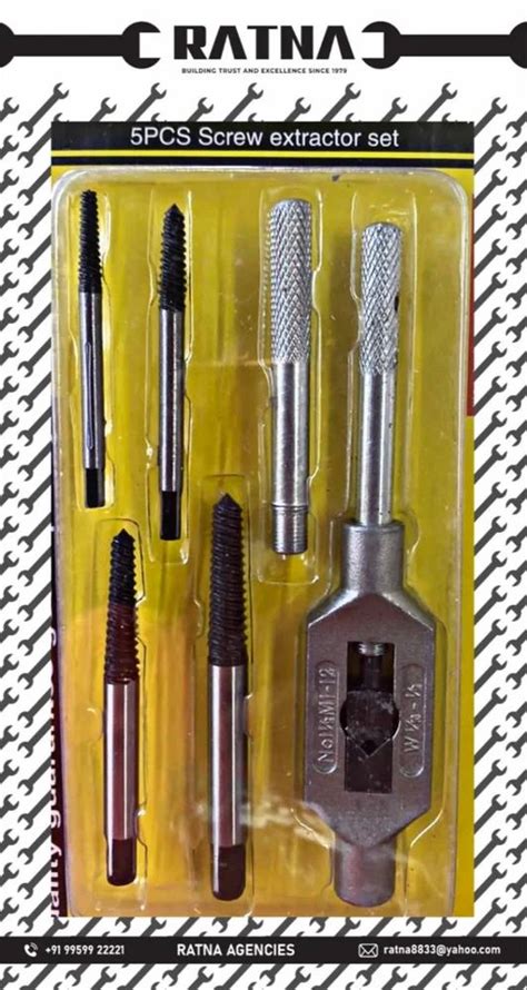 Mild Steel Screw Extractor Set For Electronic 1 2 Inch At ₹ 288 Piece