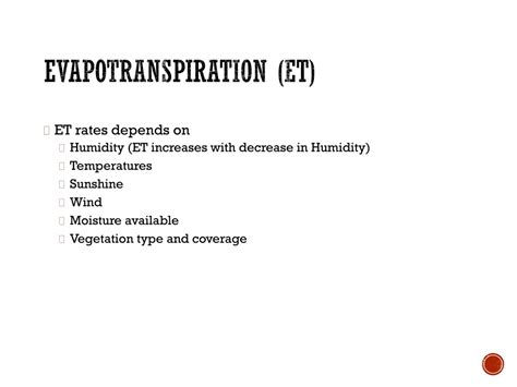 Ppt Evapotranspiration Et Estimation Using Remote Sensing Powerpoint Presentation Id 9018949