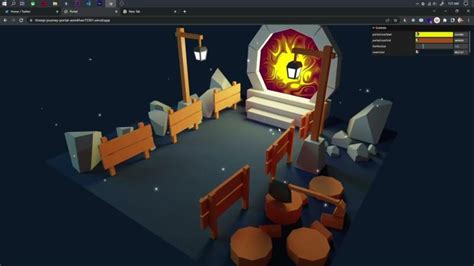 Threejsjourney Final Portal Project Threejs Baking Blender3d