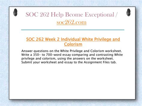 Ppt Soc Help Bcome Exceptional Soc Powerpoint