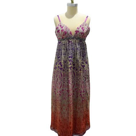 Forever New Womens Size 12 Formal Maxi Dress Pattern Pink Purple