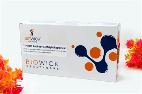 Typhoid Test Kit At ₹ 12piece Bhopal Id 2855307029662