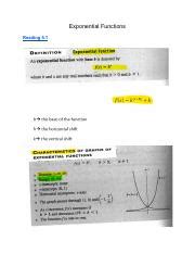 Understanding Exponential Functions: Domains, Ranges, and | Course Hero