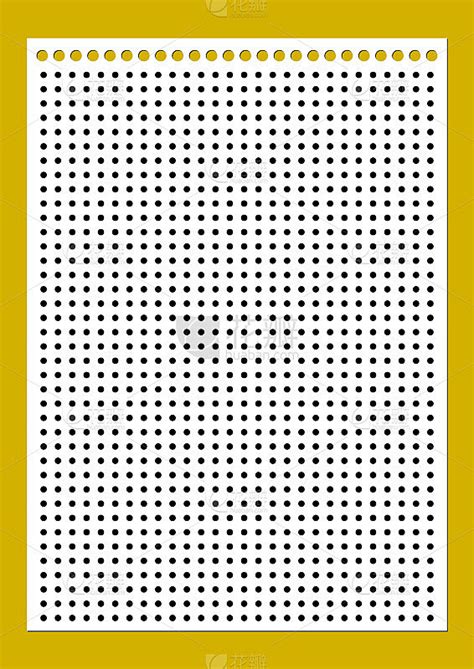 方格纸。白色背景上的虚线网格。抽象点透明插图与点。白色几何图案的学校，抄写本，笔记本，日记，笔记，横