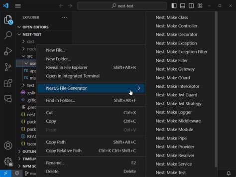Introducing Nestjs File Generator Extension Manuel Gil Posted On The