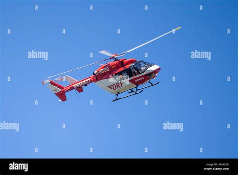 DELMENHORST / GERMANY - MAY 06, 2018: Eurocopter BK-117 from DRF ...
