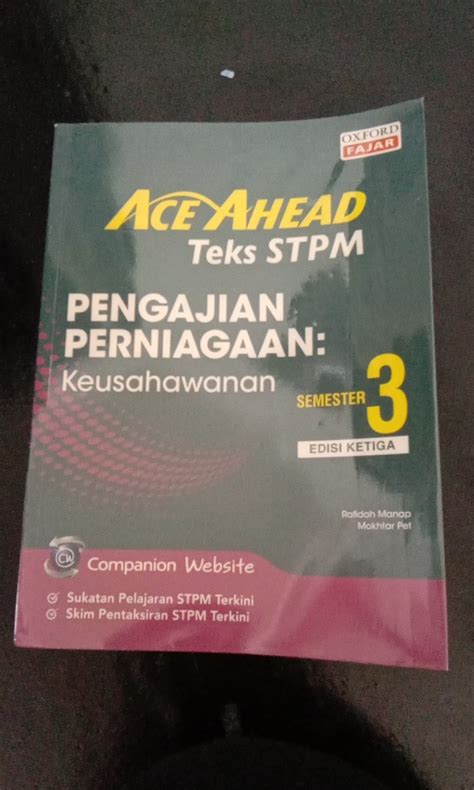 Pp STPM SEM Pengajian Perniagaan Hobbies Toys Books Magazines Textbooks On Carousell
