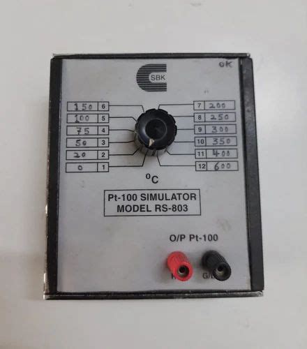 Ms Analog Rtd Simulator For Industrial Model Name Number Rs 803 At
